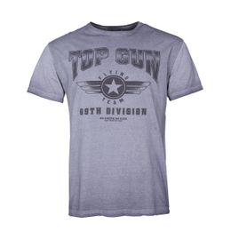 Top Gun Damen T-Shirt "TG20212105", blau, Gr. S, Obermaterial: 100% Baumwolle, Shirts