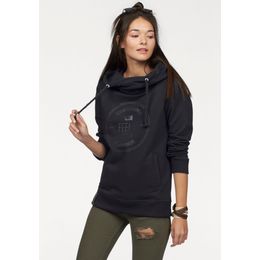 Damen Kapuzensweatshirt "Essentials Sweatshirt", schwarz, Gr. 44, OCEAN SPORTSWEAR, unifarben, angeraute Sweatware, Obermaterial: 60% Baumwolle, 40%