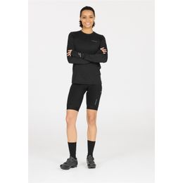Endurance Damen Radhose "Bray 2", schwarz, Gr. 48, unifarben, 75% Polyamid, 25% Elasthan, Hosen, mit praktischen Seitentaschen