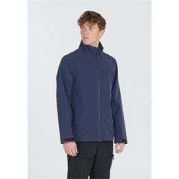 WHISTLER Herren Outdoorjacke "Hakon", blau, Gr. L, unifarben, 100% Polyester, Jacken, aus atmungsaktivem Material