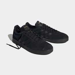 Herren Sneaker "VL COURT 2.0", adidas Sportswear, Gr. 47, schwarz, Leder, Synthetik, Schuhe, Design auf den Spuren des adidas Samba