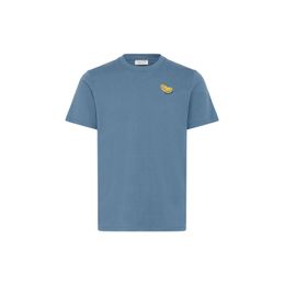 Casual Friday Herren Rundhalsshirt "Rundhalsshirt CFSundin", blau, Gr. S, Obermaterial: 100% Baumwolle CO., Shirts