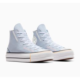 Converse Damen Sneaker "CHUCK TAYLOR ALL STAR LIFT PLATFORM", Gr. 38, lila, Textil, Schuhe