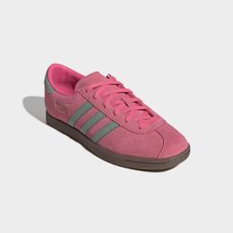 Sneaker adidas originals "STADT", Herren, Gr. 37, pink fusion, silber gr&uuml;n, gum5, Leder, Synthetik, Schuhe Sneaker