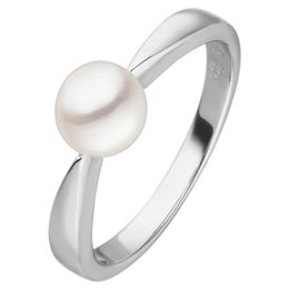 Jobo Damen Perlenring, 52, Perlen Silber 925 (Sterlingsilber), silber, Perlen, Silber 925 (Sterlingsilber), Fingerringe, 925 Silber mit