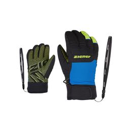 Ziener Kinder Multisporthandschuhe "LANUS AS PR Junior", blau, Gr. 3,5, Kunstfaser, Handschuhe