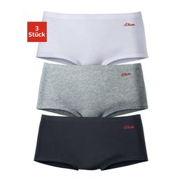 s.Oliver Damen Panty, Gr. 32, wei&szlig;, Jersey, Obermaterial: 90% Baumwolle, 10% Elasthan (LYCRA), unifarben, Unterhosen, aus elastischer