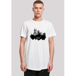 F4NT4STIC Herren T-Shirt "Cities Collection - Munich skyline", wei&szlig;, Gr. XS, Obermaterial: 100% Baumwolle, Shirts, Print
