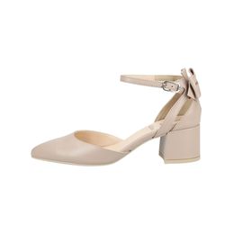 Nero Giardini Damen Pumps "Nero Giardini Pumps Veloursleder", Gr. 38, beige, Veloursleder, Schuhe