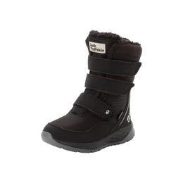 Jack Wolfskin M&auml;dchen Winterstiefel "POLAR BOOT TEXAPORE HIGH VC K", Gr. 32, schwarz, Schuhe, Snowboots, Winterstiefel, Winterschuhe, wasserdicht &
