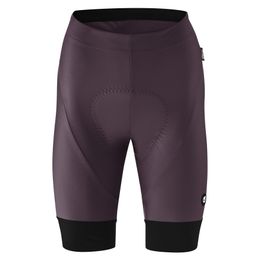 Gonso Damen Fahrradhose "SQlab GO W", lila, Gr. 46, 80% Polyamid. 20% Elastan, Hosen, Damen Radhose mit Sitzpolster, kurze moderne Radlerhose, Tight
