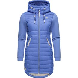 Ragwear Damen Steppmantel "Lucinda Long II", blau, Gr. 4XL, Obermaterial: 100% Polyester. Obermaterial &Auml;rmel: 100% Baumwolle. Innenmaterial: 100%