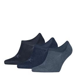Calvin Klein Herren F&uuml;&szlig;linge "CK MEN FOOTIE HIGH CUT", Gr. 39denim, Baumwollmischung, Socken, hoch geschnittene Silhouette, Cotton-Mix