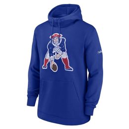 Nike Damen Kapuzenpullover "Nike Hoodie New England Patriots Nike", blau, Gr. L, 82% Baumwolle, 18% Polyester, Pullover