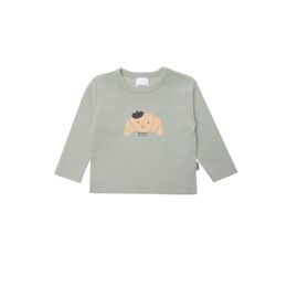 Liliput Jungen Langarmshirt "Croissant", gr&uuml;n, Gr. 62, bedruckt, 100% Baumwolle, Shirts, mit niedlichem Print