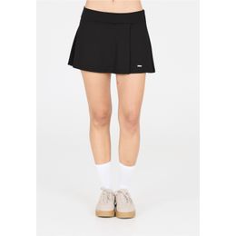ENDURANCE ATHLECIA ATHLECIA Damen A-Linien-Rock "Biny", schwarz, Gr. 44, unifarben, 80% Polyester, 20% Elasthan, R&ouml;cke, im cleveren 2-in-1 Design mit integrierter Tights