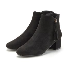 Lascana Damen Stiefelette, Gr. 38, schwarz, Obermaterial: 100% Textilmaterial. Decksohle: 100% Lederimitat. Futter: 100% Textilmaterial. Laufsohle: