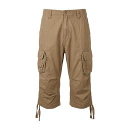 Brandit Herren Stoffhose "Brandit Herren Urban Legend Cargo 3/4 Shorts"beige, Gr. L, unifarben, 100% Baumwolle, Hosen