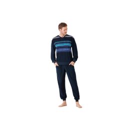 Hajo Herren Schlafanzug "Pyjama", Gr. XXXL, bunt, Obermaterial: 83% Baumwolle CO. 17% Polyester PES., Homewear-Sets