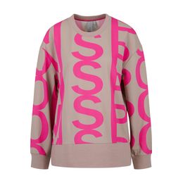 Damen Sweatshirt, rosa, Gr. 42, Sportalm KITZB&Uuml;HEL, bedruckt, gemustert, mehrfarbig, Sweatware, Obermaterial: 95% Viskose, 5% Elasthan, Sweatshirts,
