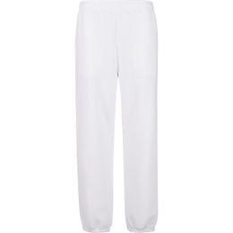 Urban Classics Herren Jogginghose "Urban Classics Fluffy Sweatpants", wei&szlig;, Gr. S, unifarben, 70% Baumwolle, 30% Polyester, Hosen