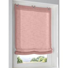 Raffrollo HEINE HOME, B:45cm H:130cm, rosa, Raffrollos