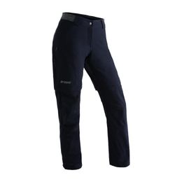 Maier Sports Damen Funktionshose "Norit Zip 2.0 W", blau, Gr. 38, 73% Polyamid, 17% Polyester, 10% Elasthan, Hosen, mit praktischer Zipp-off-Funktion