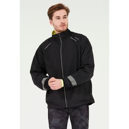 Endurance Herren Laufjacke "Earlington", schwarz, Gr. XXL, mehrfarbig, 100% Polyester, Jacken, mit extra gro&szlig;en reflektierenden Elementen
