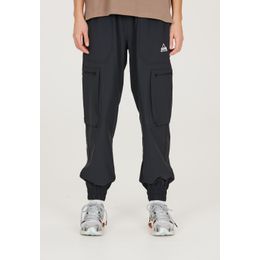 SOS Damen Sweathose "Salonga W", schwarz, Gr. M, unifarben, 100% Nylon, Hosen, mit l&auml;ssigen Cargotaschen