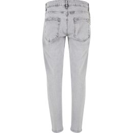 2Y Premium Herren Bequeme Jeans "2Y Premium Herren 2Y Tapered Fit Jeans", grau, Gr. 38, unifarben, 97% Baumwolle, 3% Elasthan, Jeans