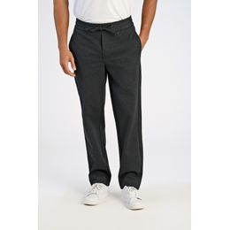 LINDBERGH Herren Jogginghose, grau, Gr. L, unifarben, Web, Obermaterial: 75% Polyester, 22% Viskose, 3% Elasthan, Hosen, mit elastischem Bund mit