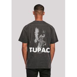 F4NT4STIC Damen T-Shirt "Tupac 2Pac Shakur Praying", schwarz, Gr. XS, Obermaterial: 100% Baumwolle, Shirts, Premium Qualit&auml;t