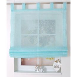 Raffrollo HEINE HOME, B:45cm H:140cm, blau, Raffrollos