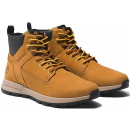 Timberland Herren Schn&uuml;rboots "KILLINGTON TREKKERMID LACE UP SNEAKER", Gr. 42, gelb, Leder, Synthetik, Schuhe, Winterstiefel, Schn&uuml;rstiefel,