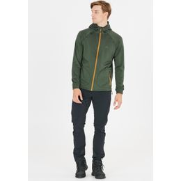 WHISTLER Herren Fleecejacke "Tracker", gr&uuml;n, Gr. XXXL, unifarben, 95% Polyester, 5% Elasthan, Jacken, mit Powerstretch und praktischer Kapuze