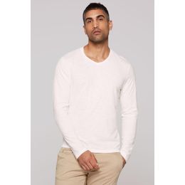 CMPD Herren V-Shirt, wei&szlig;, Gr. S, unifarben, Single Jersey, Material: 100% Baumwolle, Shirts, aus Baumwolle