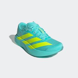 Laufschuh adidas Performance "ADIZERO EVO SL", Herren, Gr. 46, flash aqua, lucid lemon, mint ton, Synthetik, Textil, Schuhe Laufschuh, angelehnt an das Design vom Adios Pro Evo