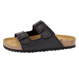 Lico Herren Pantolette "Pantolette Bioline Man Soft", Gr. 46, schwarz, Synthetik, Schuhe