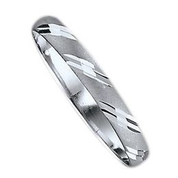 Firetti Damen Trauring "Schmuck Geschenk Gold 375 Hochzeit Ehering "LIEBE"", 17, ohne Brillant, Wei&szlig;gold 375, 3mm, wei&szlig;, Wei&szlig;gold 375, Fingerringe,