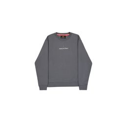 Herren Sweater "Foam ML Sweatshirt"grauschwarz, Gr. XL, Alpha Industries, Obermaterial: 80% Baumwolle, 20% Polyester, Sweatshirts
