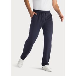 Kangaroos Herren Sweathose, Gr. 56, blau, Sweatware, Obermaterial: 60% Baumwolle, 40% Polyester, unifarben, Basic, Hosen, Jogginghose in legerer Weite