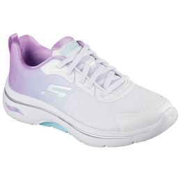 Skechers Damen Slip-On Sneaker "GO WALK ARCH FIT 2.0", Gr. 43, lila, Synthetik, Textil, Schuhe, Sneaker, Schn&uuml;rschuh mit Comfort Pillar