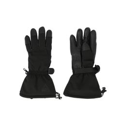 SOS Damen Skihandschuhe "Ohau V1", schwarz, Gr. 8, unifarben, 94% Polyester, 6% Elasthan, Handschuhe, mit hochwertiger Primaloft-Wattierung