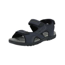 Geox Herren Sandale "Geox Wanderschuhe Lederimitat", Gr. 44navy, grau, Lederimitat, Schuhe