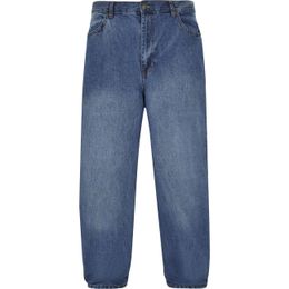 Bequeme Jeans Urban Classics "Urban Classics Herren 90&lsquo;s Jeans", Herren, Gr. 32, Normalgr&ouml;&szlig;en, midtiefblau, 100% Baumwolle, unifarben, Jeans