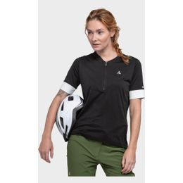 Sch&ouml;ffel SCH&Ouml;FFEL Damen Radtrikot "CIRC Shirt Style Pinega WMS", schwarz, Gr. 42, Oberstoff: 100% Polyester, Trikots