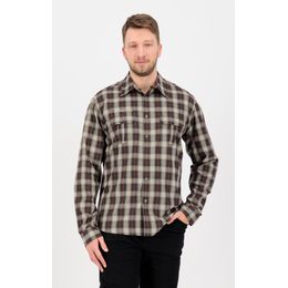 DEPROC Active Herren Outdoorhemd "DENVER II Men", bunt, Gr. XXXL, Web, 100% Polyester, Hemden, auch in Gro&szlig;en Gr&ouml;&szlig;en erh&auml;ltlich
