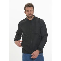 WEATHER REPORT Herren Steppjacke "Palle", schwarz, Gr. L, unifarben, 100% Polyester, Jacken, mit praktischen Seitentaschen