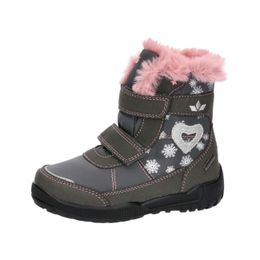Lico M&auml;dchen Winterstiefel "Winterboot Antonia V", Gr. 34, grau, Synthetik, Schuhe
