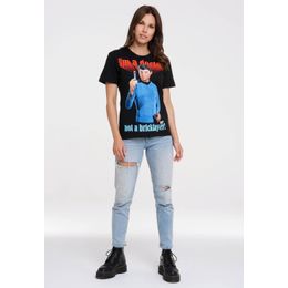 logoshirt Damen T-Shirt "Star Trek - Dr. McCoy", schwarz, Gr. S, bedruckt, 100% Baumwolle, Shirts, mit lizenziertem Print